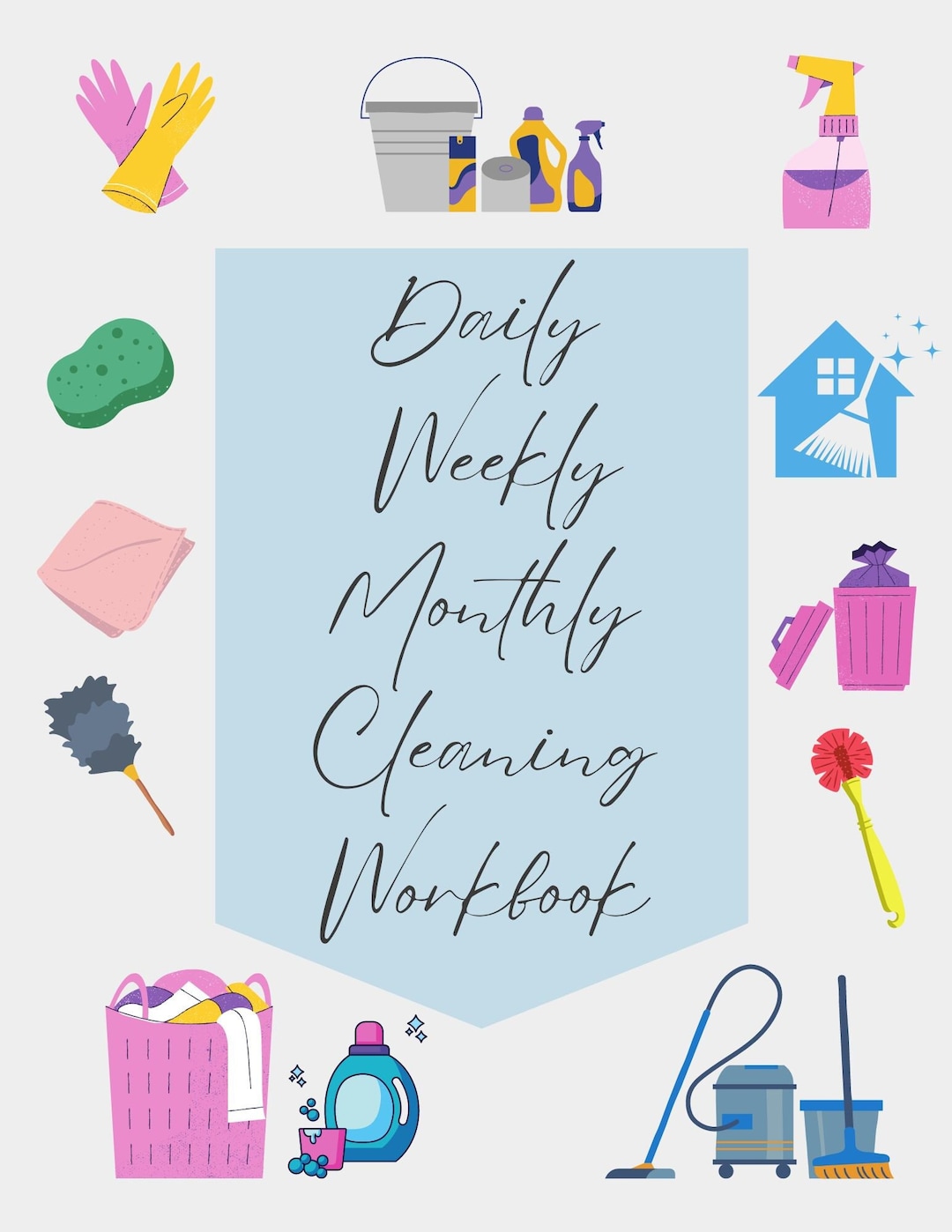 Daily, Weekly, Monthly Cleaning, to Do List, Spring Clean, Deep Clean ...