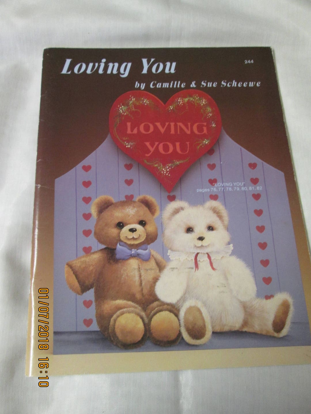 Loving You Craft Book by Camille & Sue Scheewe - 1991 - Etsy