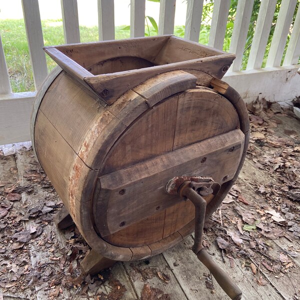 Wooden Butter Churn - Etsy