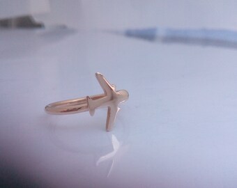 Airplane ring | Etsy