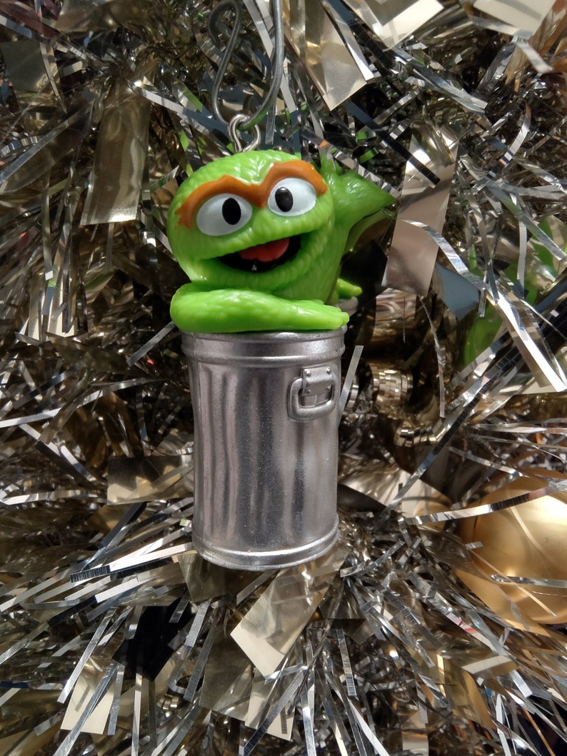 Sesame Street Oscar the Grouch Christmas Ornament - Etsy