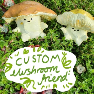 CUSTOM Mushroom Friend Figurine - Etsy UK