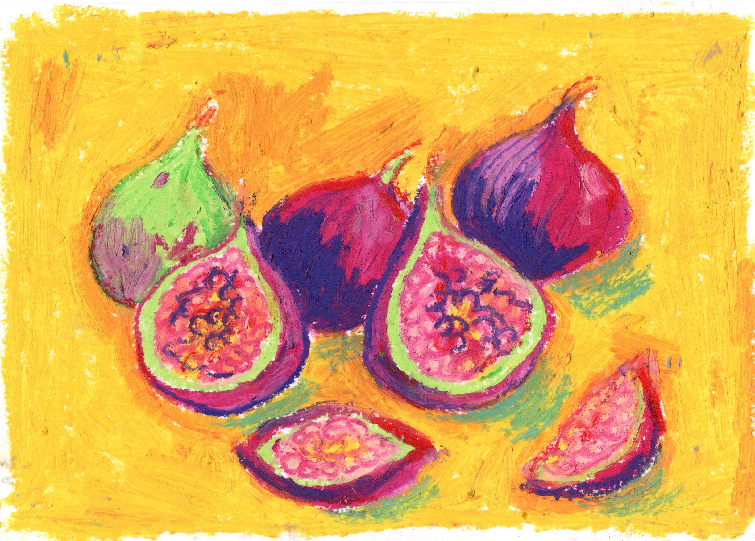 Fig - Original A5 Drawing - Etsy