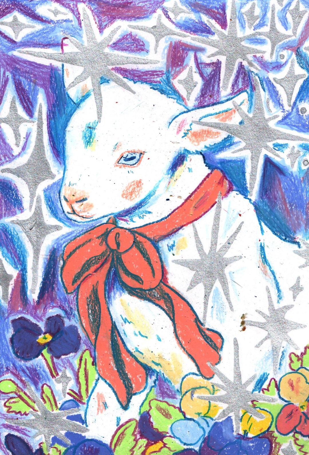 Lamb - Original A5 Drawing - Etsy