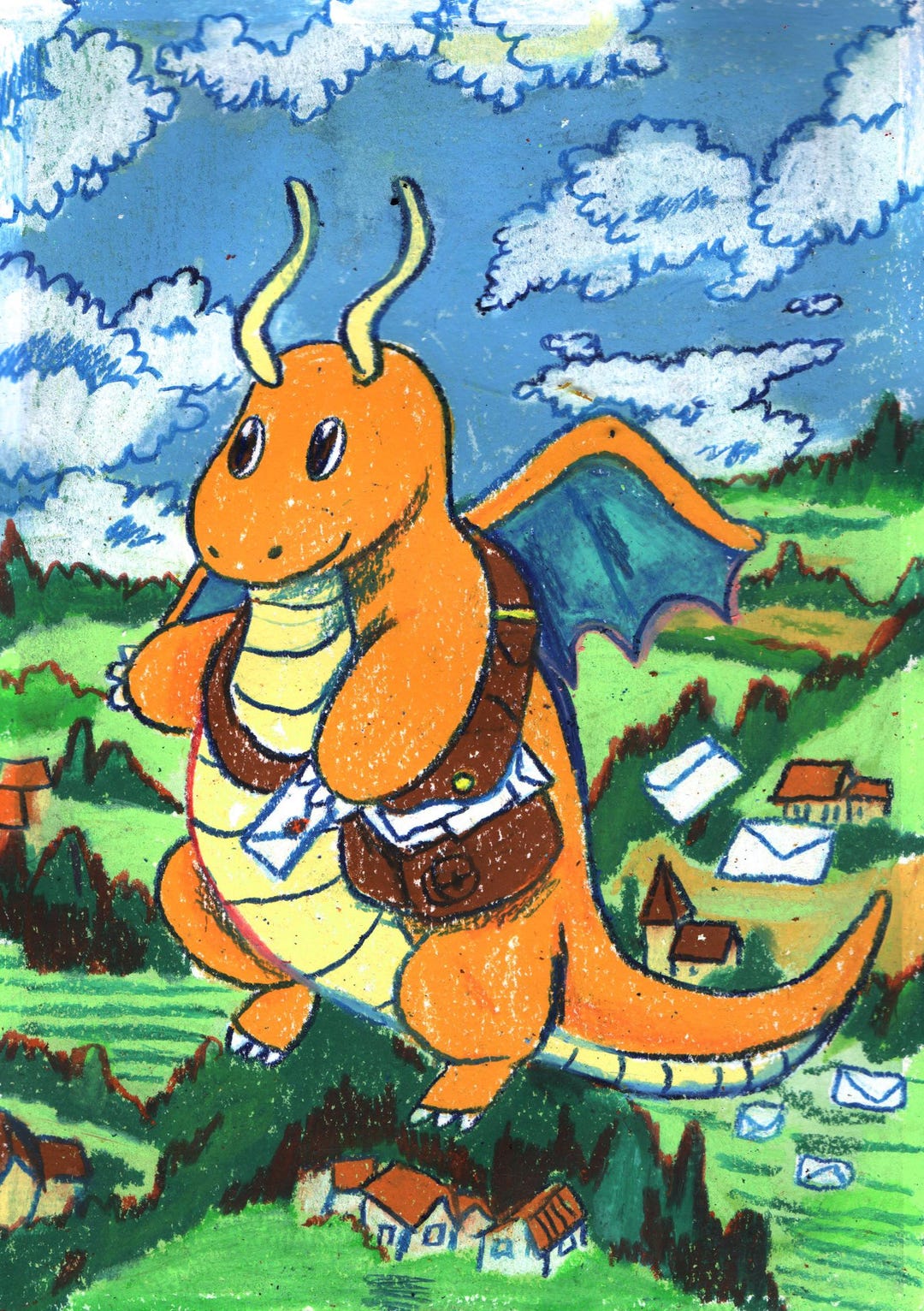 Dragon Delivery - A5 Print Pre-order - Etsy