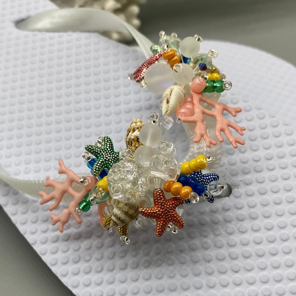 Starfish Flip Flops - Etsy