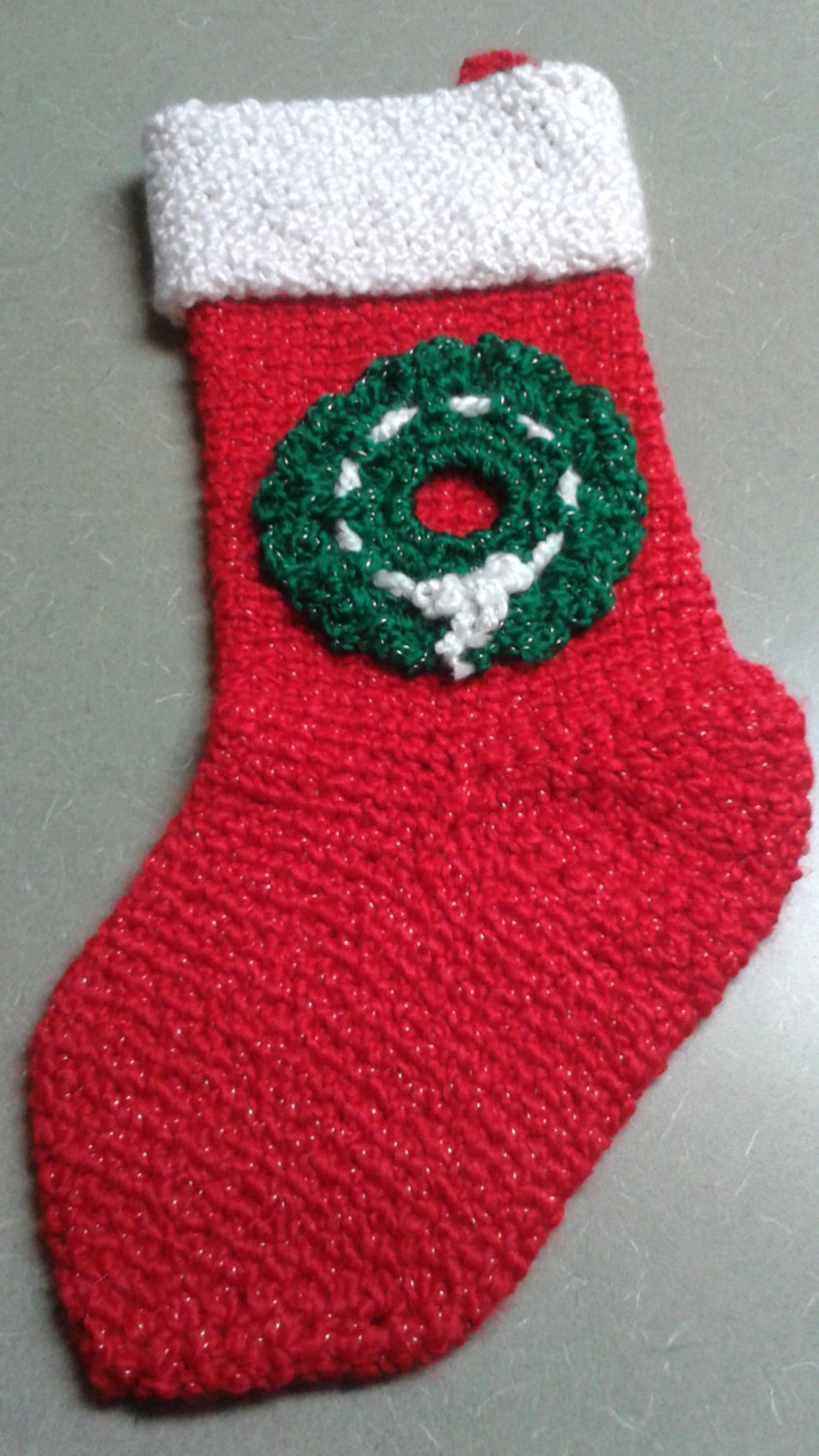 Christmas Stocking Wreath - Etsy