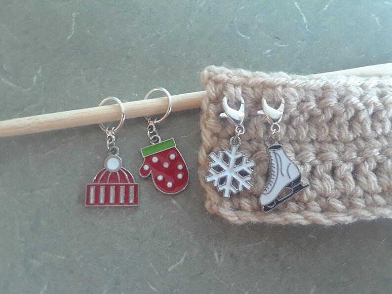 Stitch Markers - Ice Skating - Etsy