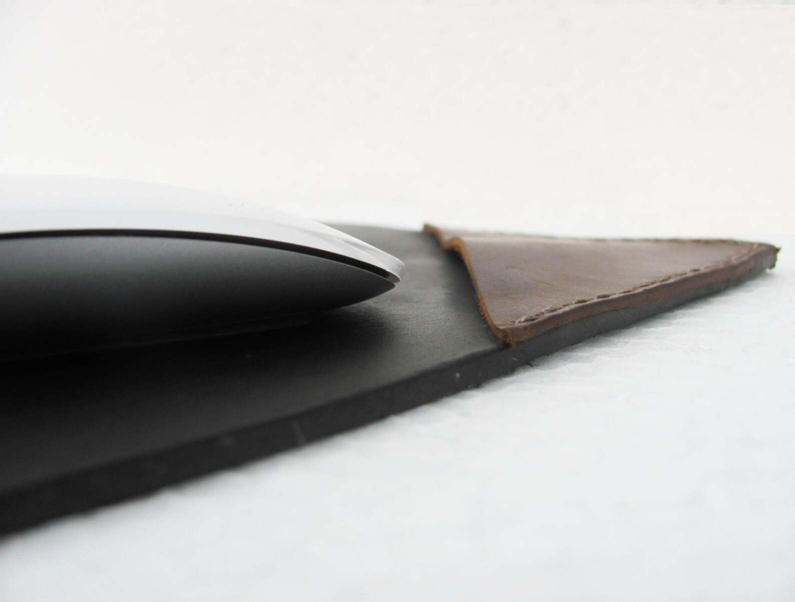 Vintage Black Genuine Desk Mat Leather Desk Mat Pad With - Etsy