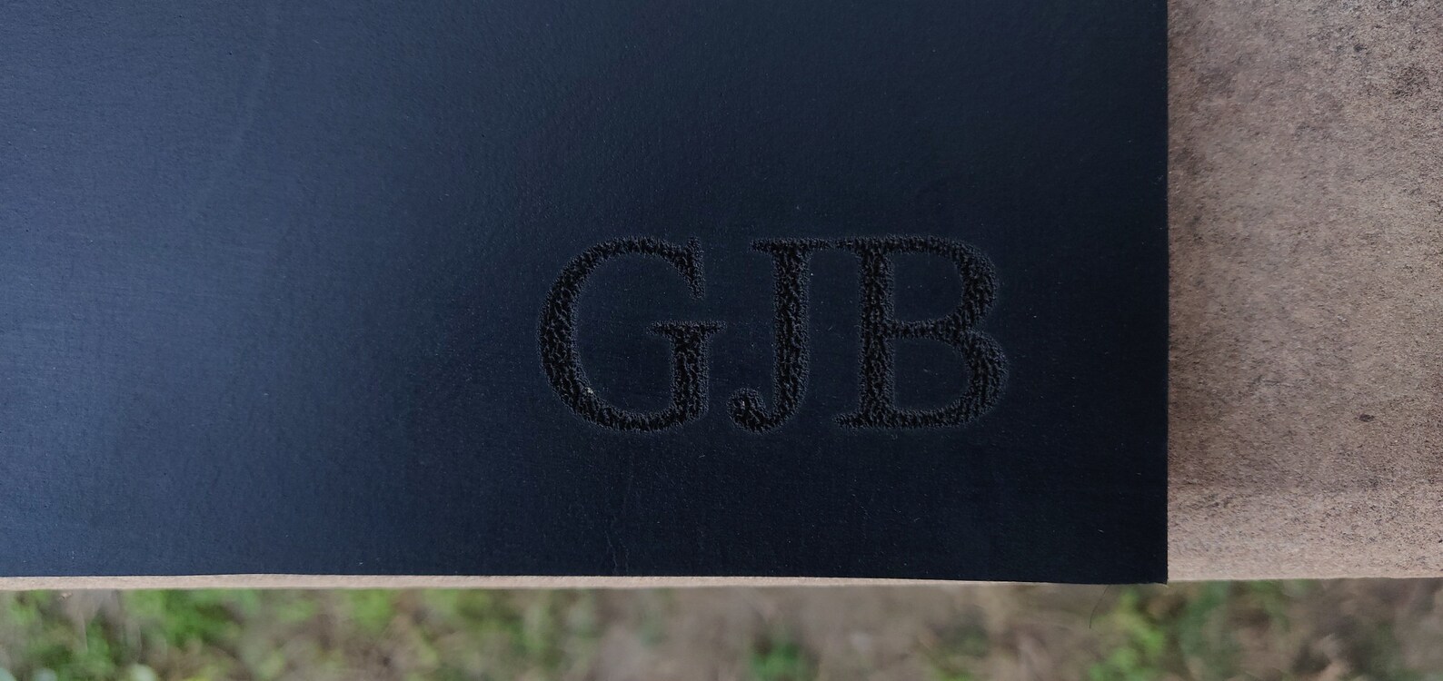 Top Grain Leather Table Mats Conference Desk Pad Navy Blue | Etsy