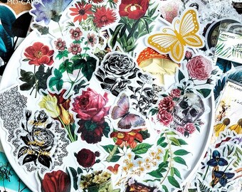 Flower stickers | Etsy