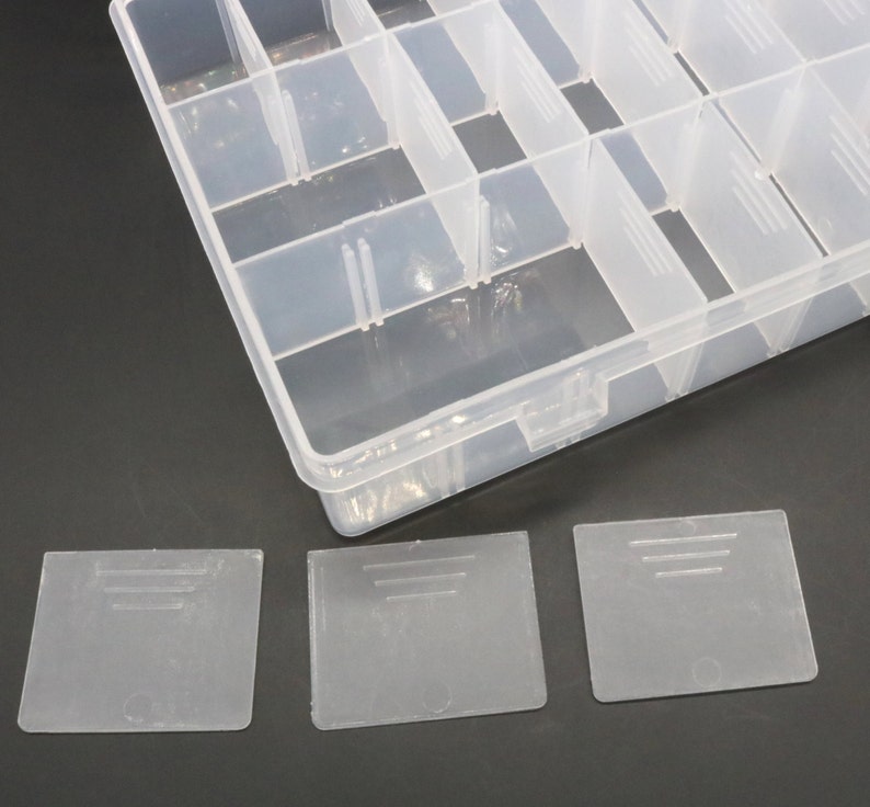 Plastic Storage Box Organiser Box 24 Compartments Box - Etsy