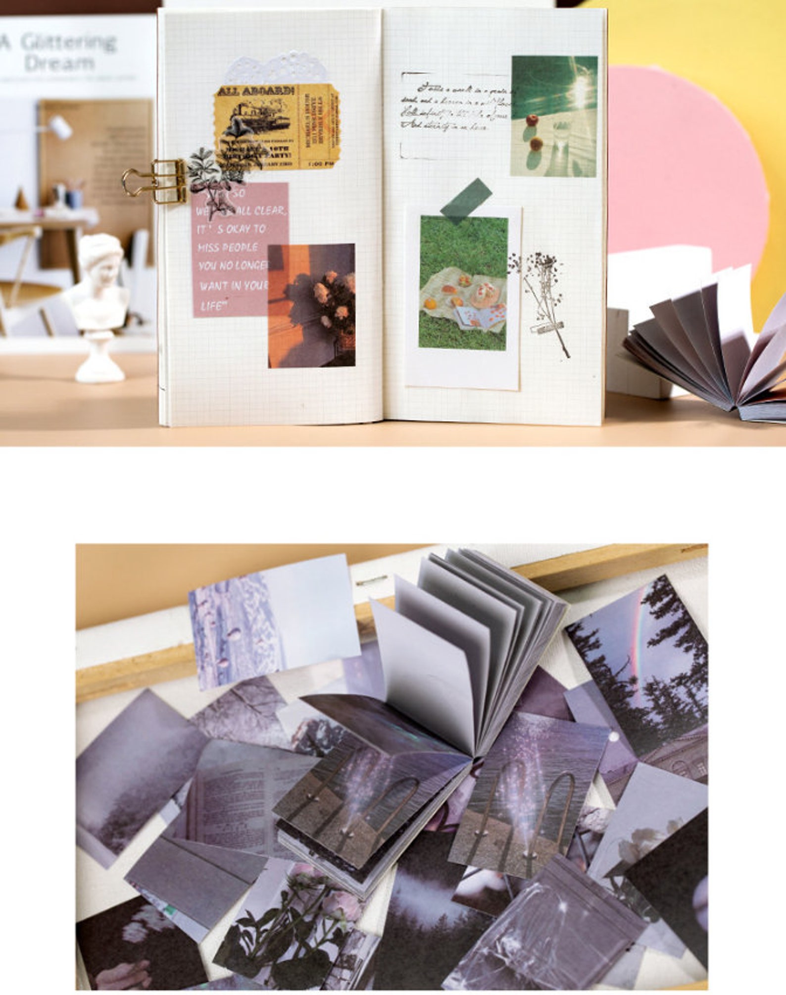 50pcs Beautiful Scenery Stickers Plant Stickers Flowers - Etsy