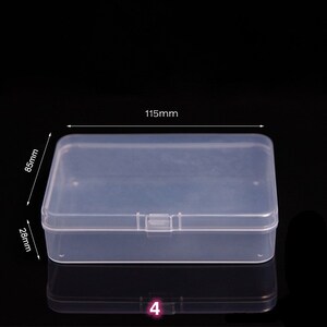 2pcs, Mini Storage Box, Stickers Storage, Desk Storage, Plastic Storage ...