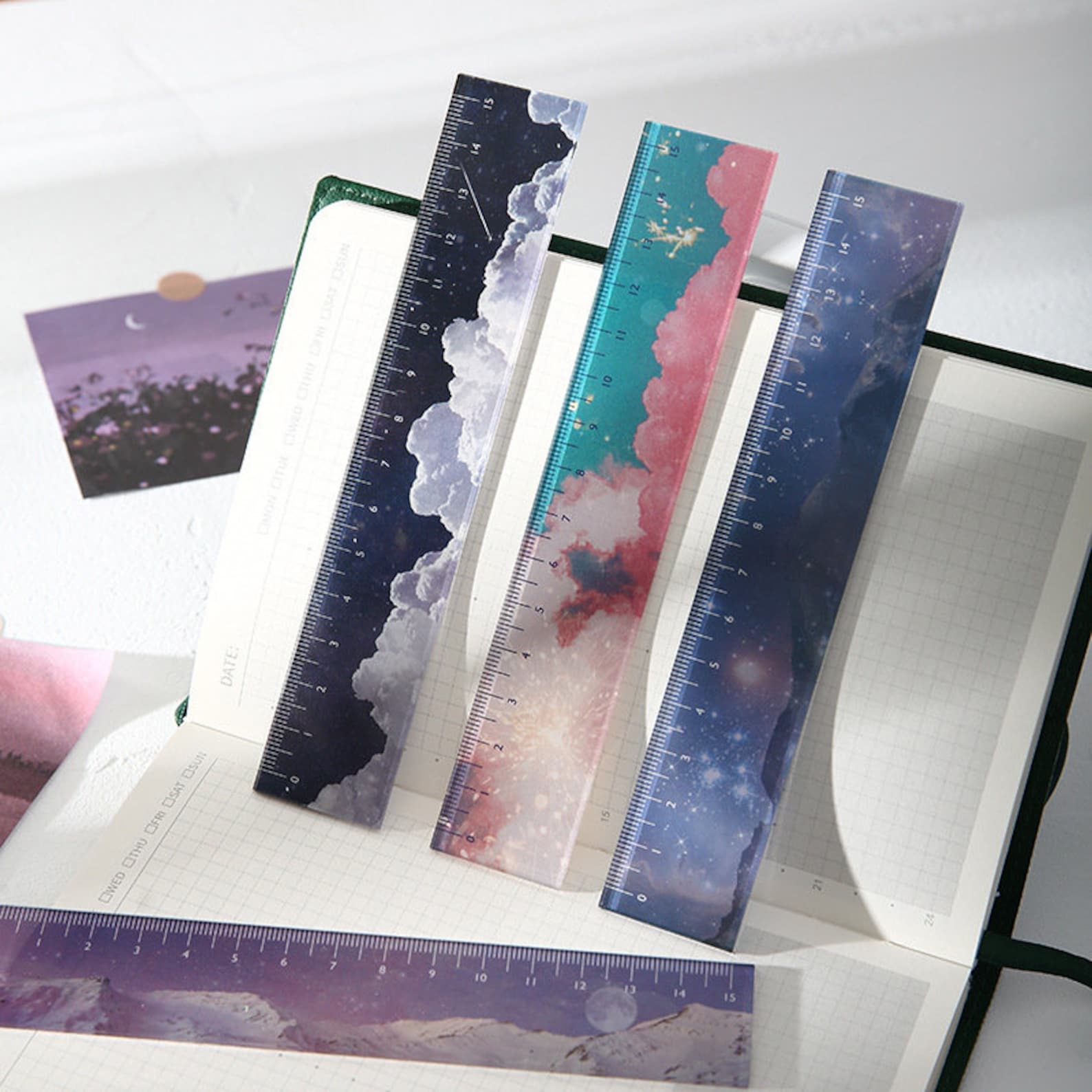 Ruler Drawing Ruler Cute Ruler Kawaii Stationery Student | Etsy