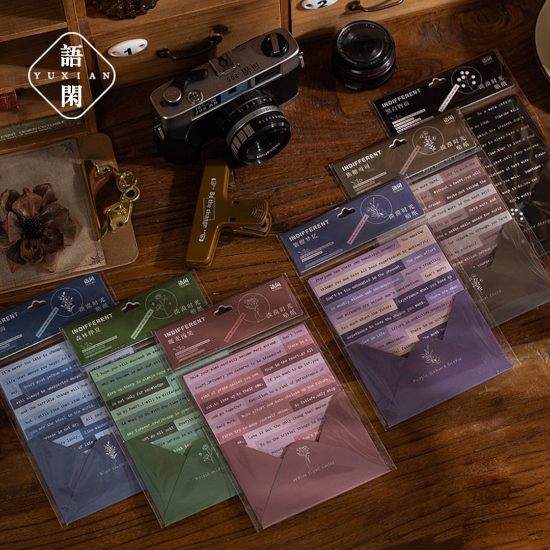 6 Sheets, English Stickers, Letters Stickers, Black Stickers, White ...