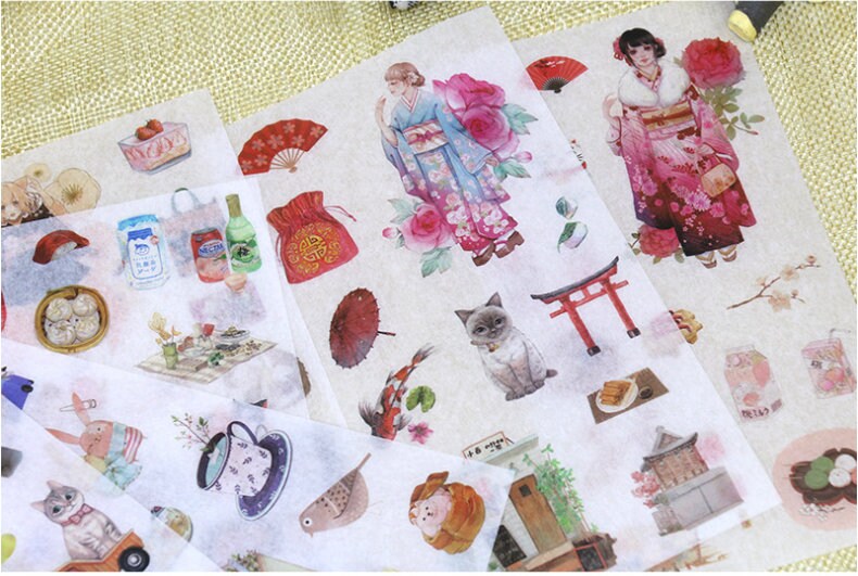 6 Sheets Planner Sticker Life Stickers Plant Stickers - Etsy