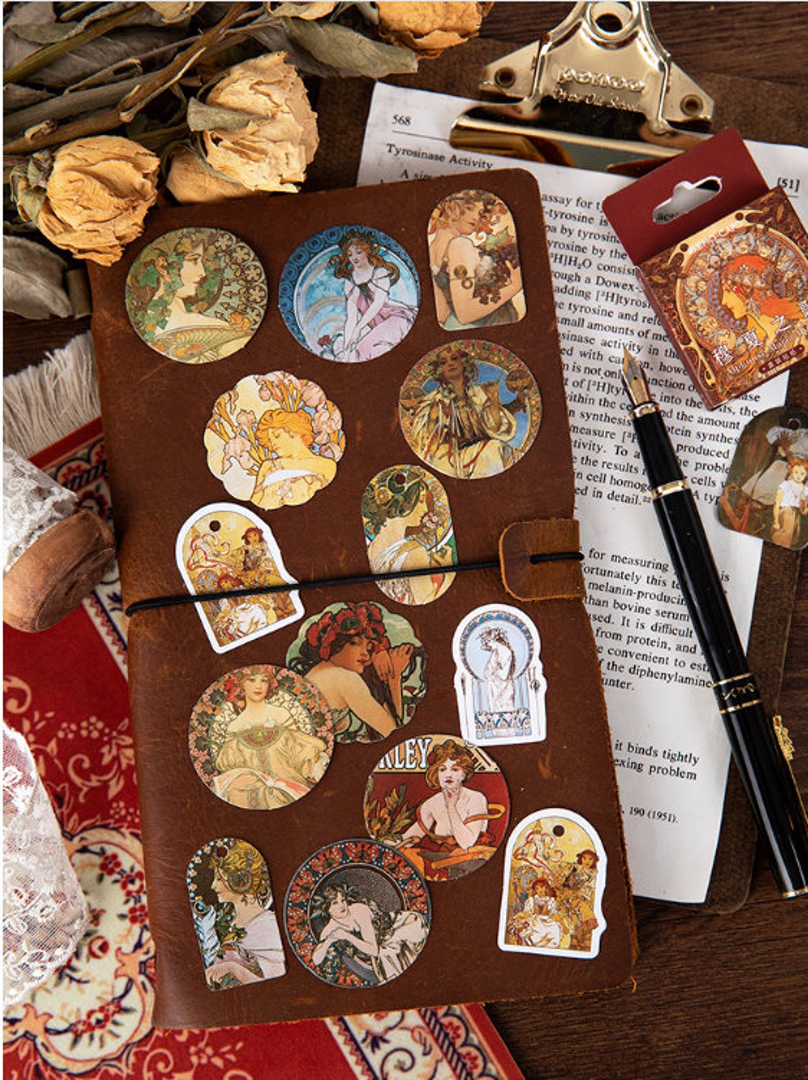 46pcs Art Stickers Sticker Flakes Planner Sticker Kawaii - Etsy