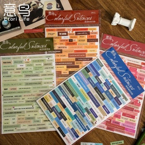 3 Sheets, English Stickers, Letters Stickers, Black Stickers, White ...