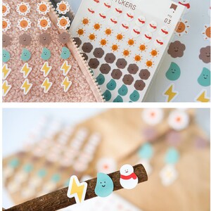 3 Sheets Planner Sticker Scrapbook Sticker Journal Cute - Etsy