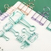 Binder Clips, 2pcs, Metal Paper Clips, Ligne Clips, Large, Medium ...