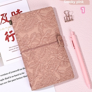 Traveler's Notebook Cover, Personal Size, Vintage European Lace Carving ...