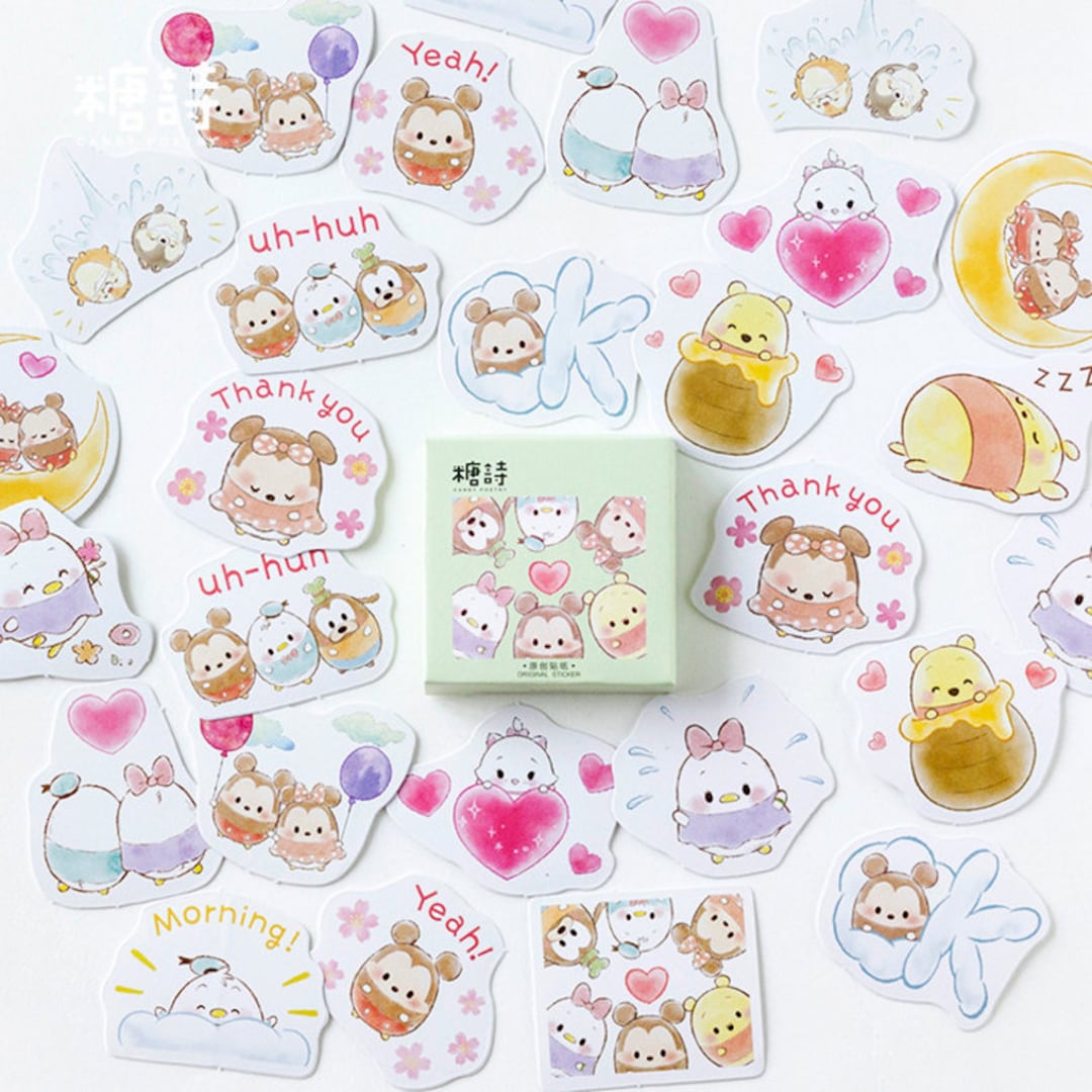 45pcs, Animal Stickers, Sticker Flakes, Cartoon Stickers, Planner ...