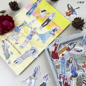 50pcs, Girl Stickers, Cute Sticker Bag, Sweet Girl, Sticker Flakes ...