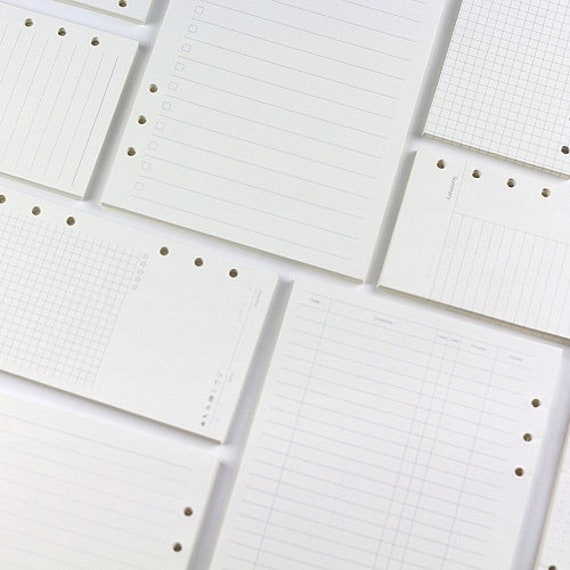 45sheets A5 Planner Insert Personal Size Dot Inserts - Etsy