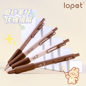 4pcs/set, 0.5mm, Coffee Pen, School Supplies, Retractable, Stationary ...