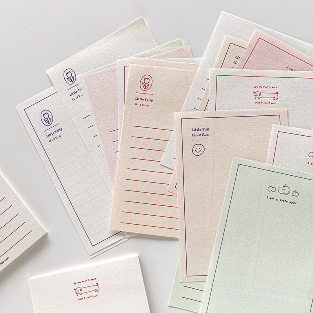 30sheets, Cute Notepad, Schedule Notes, Things to Do, Line Memo Pad ...