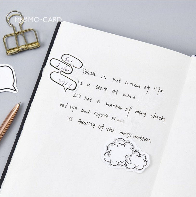 45pcs Bubble Stickers Message Stickers Dialog Box Stickers - Etsy