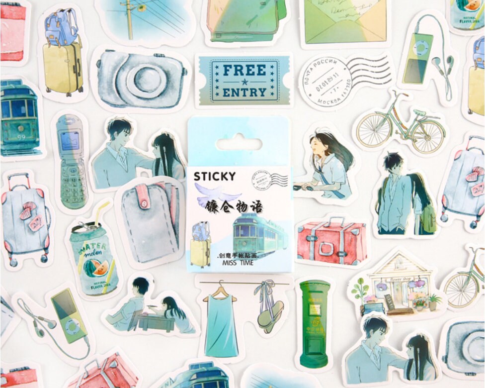 Paper Paper Ephemera 46pcs pretty stickers forest sticker sticker ...