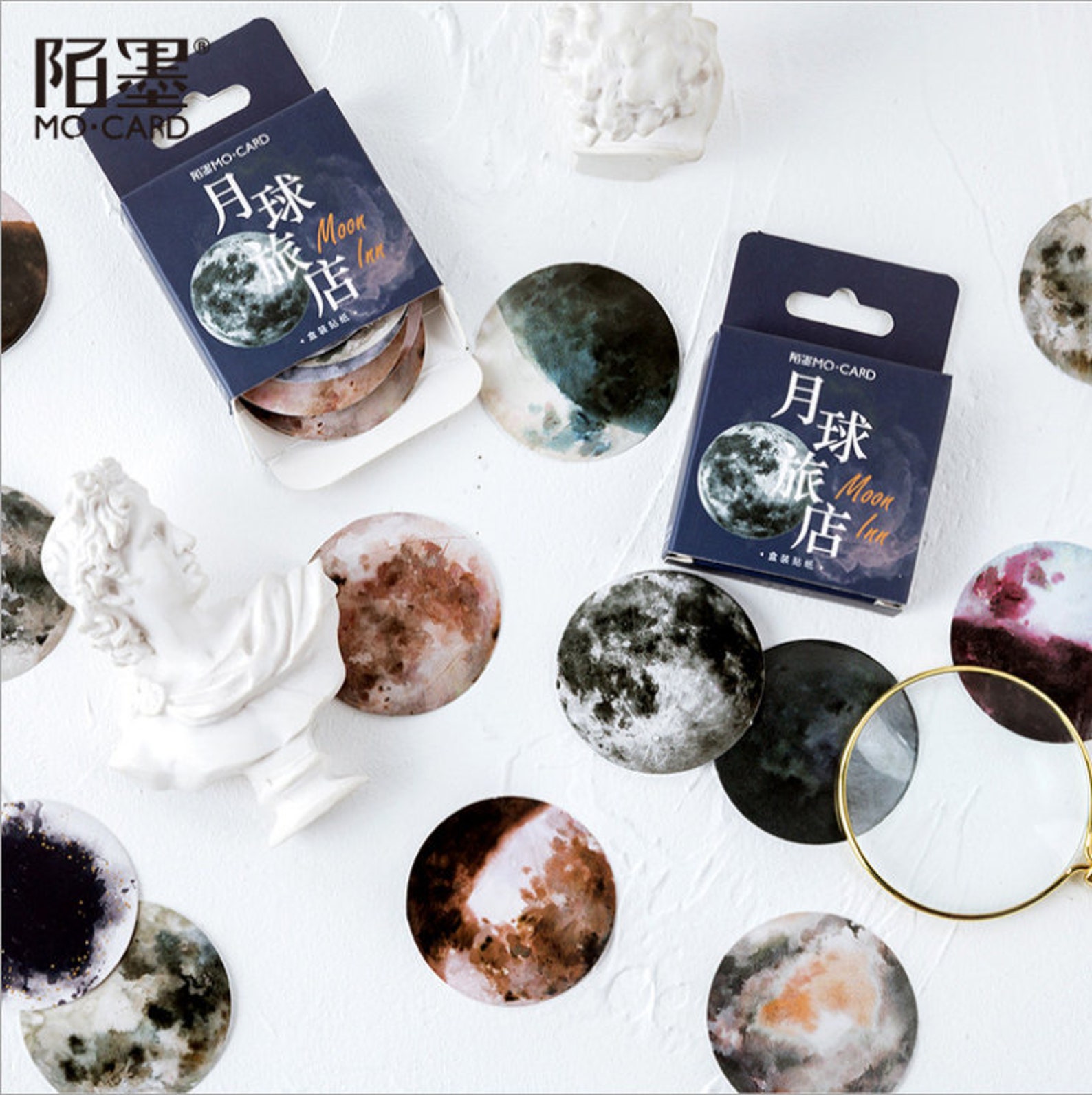 46pcs, Moon Stickers, Sticker Flakes, Pretty Stickers, Planner Sticker ...