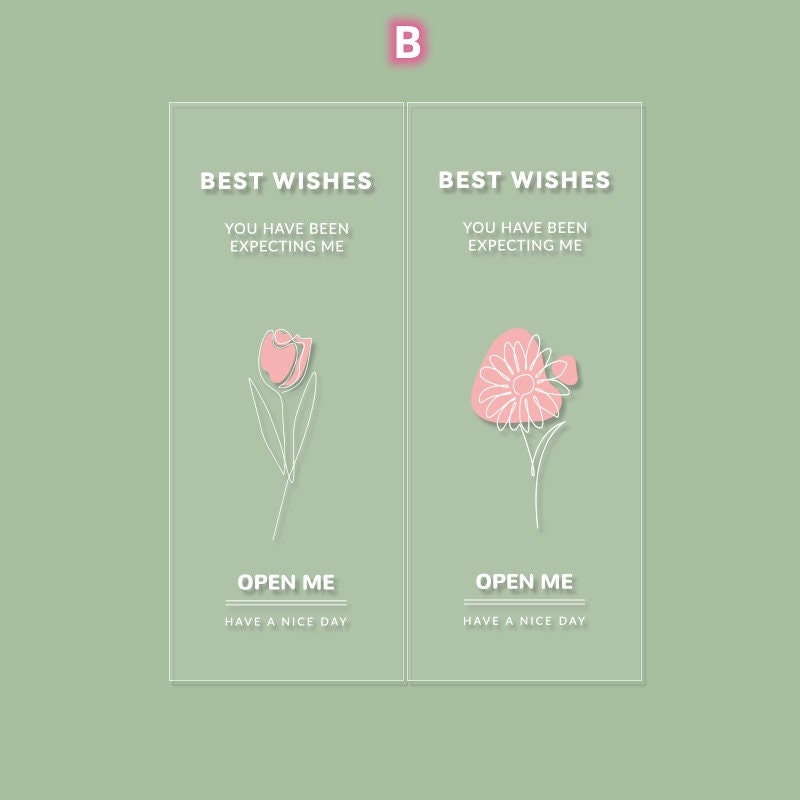 10 Sheets PVC Transparent Stickers Gift Packaging Packaging - Etsy