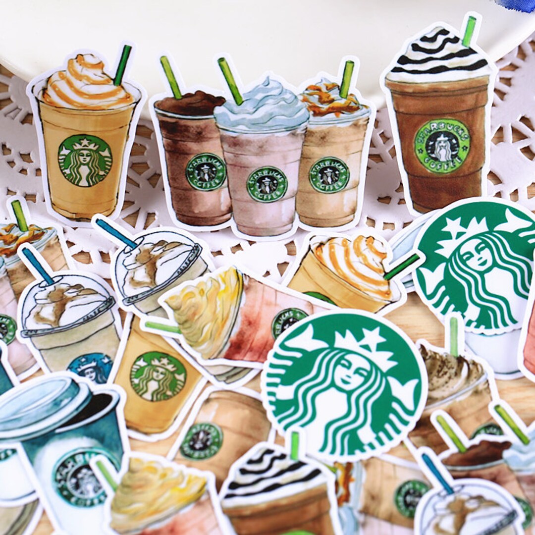 25pcs, Coffee Stickers, Sticker Flakes, Coffee Cup, Planner Sticker ...