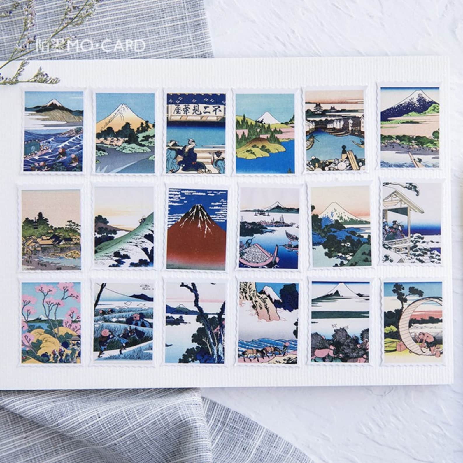 46pcs Scenery Stickers Beautiful Scenery Sticker Flakes - Etsy