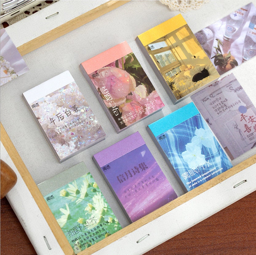 50pcs, Beautiful Scenery Stickers, Back to School Supplies, School ...