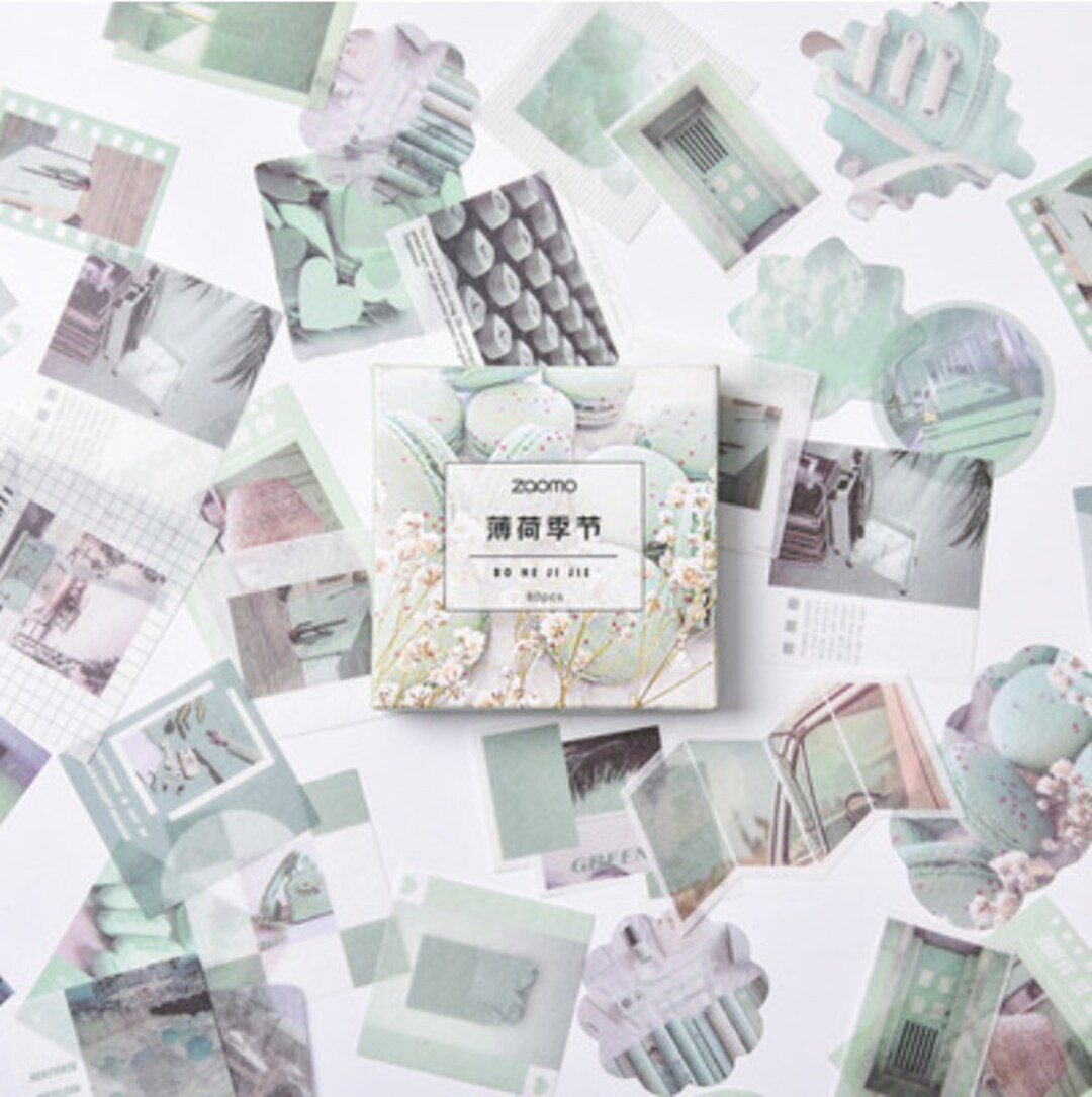 80pcs, Beautiful Stickers, Pretty Stickers, Sticker Flakes, Planner ...