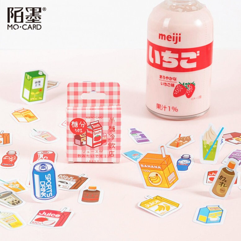 45pcs Drinks Sticker Sticker Flakes Beverages Planner - Etsy