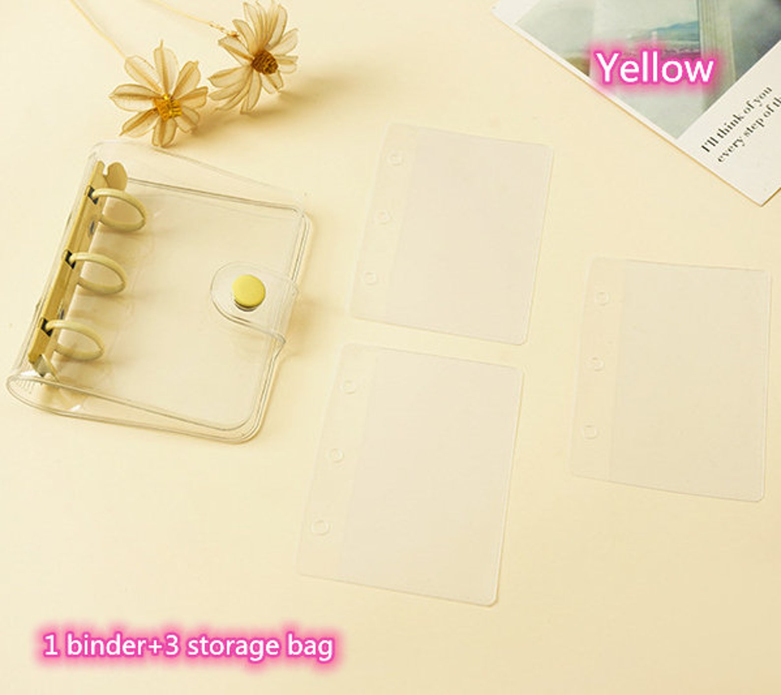 3 Ring Planner Binder Mini Binder Planner Cover Kawaii - Etsy UK