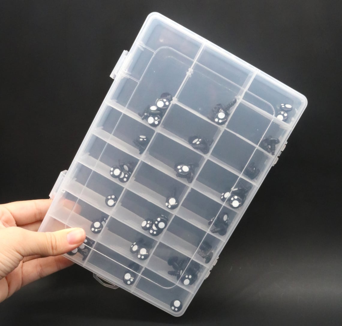 Plastic Storage Box Organiser Box 24 Compartments Box - Etsy