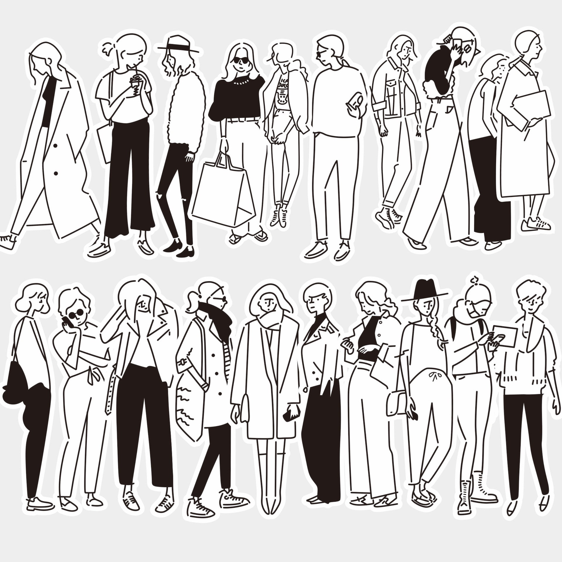 63pcs Girl Stickers Cute Girl Sticker Sweet Girl Sticker | Etsy