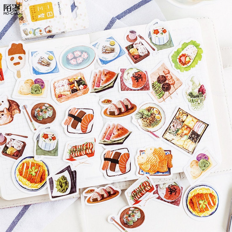 46pcs Food Stickers Delicious Food Stickers Planner - Etsy