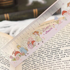 Cute Ruler, 15cm, Drawing Ruler, Learning, Cute Girl, Kawaii Stationery ...