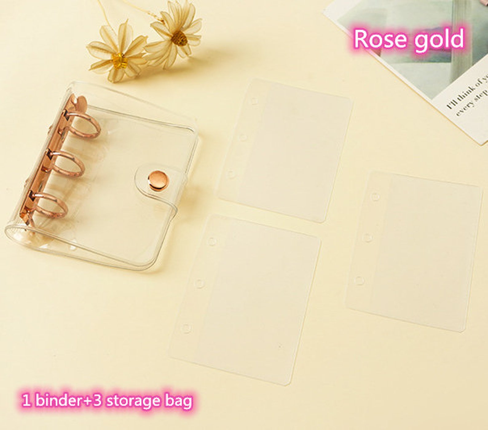 3 Ring Planner Binder Mini Binder Planner Cover Kawaii - Etsy