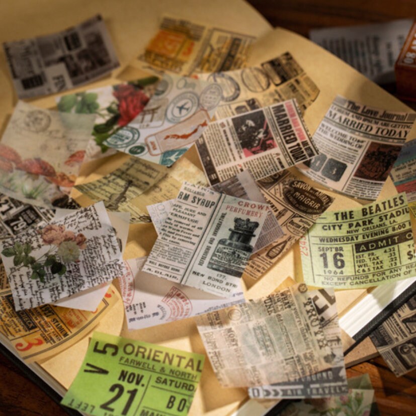 365pcs Junk Journal Paper Vintage Pages Junk Journal Kit | Etsy