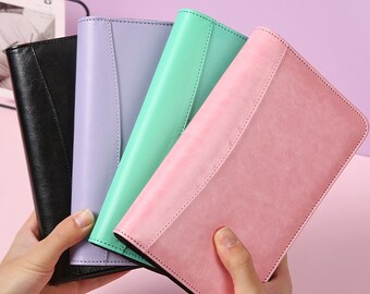 A5 Planner Binder, 4colors, Planner Cover, Green, Pink, Blue,6 Ring ...