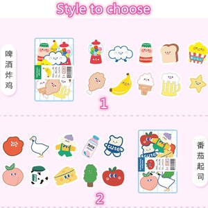 20pcs Beautiful Stickers Fruit Stickers Food Stickers - Etsy