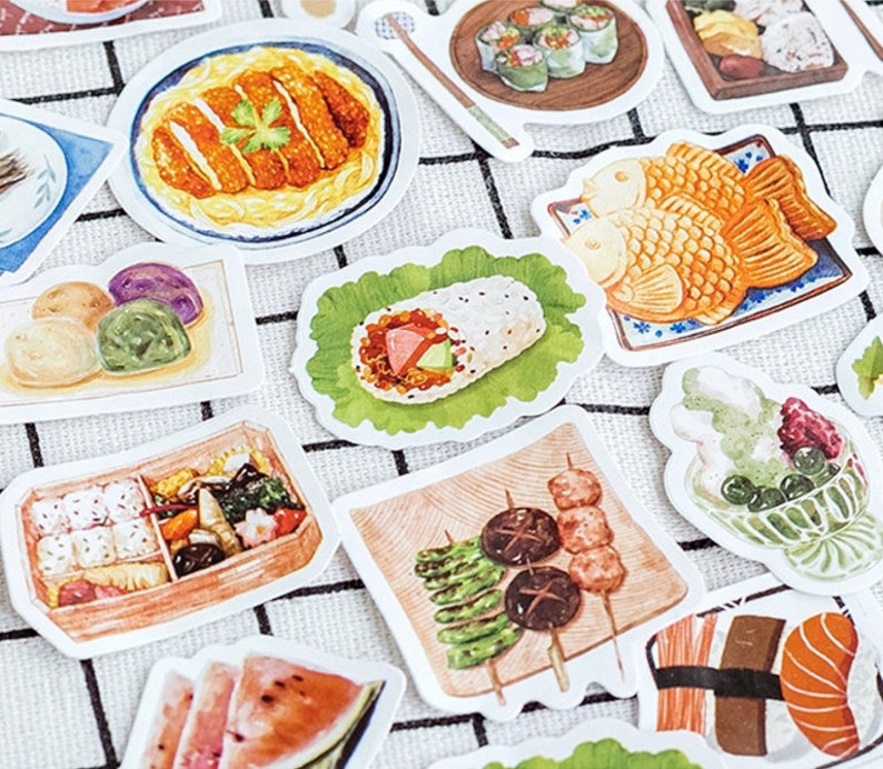 46pcs Food Stickers Delicious Food Stickers Planner - Etsy